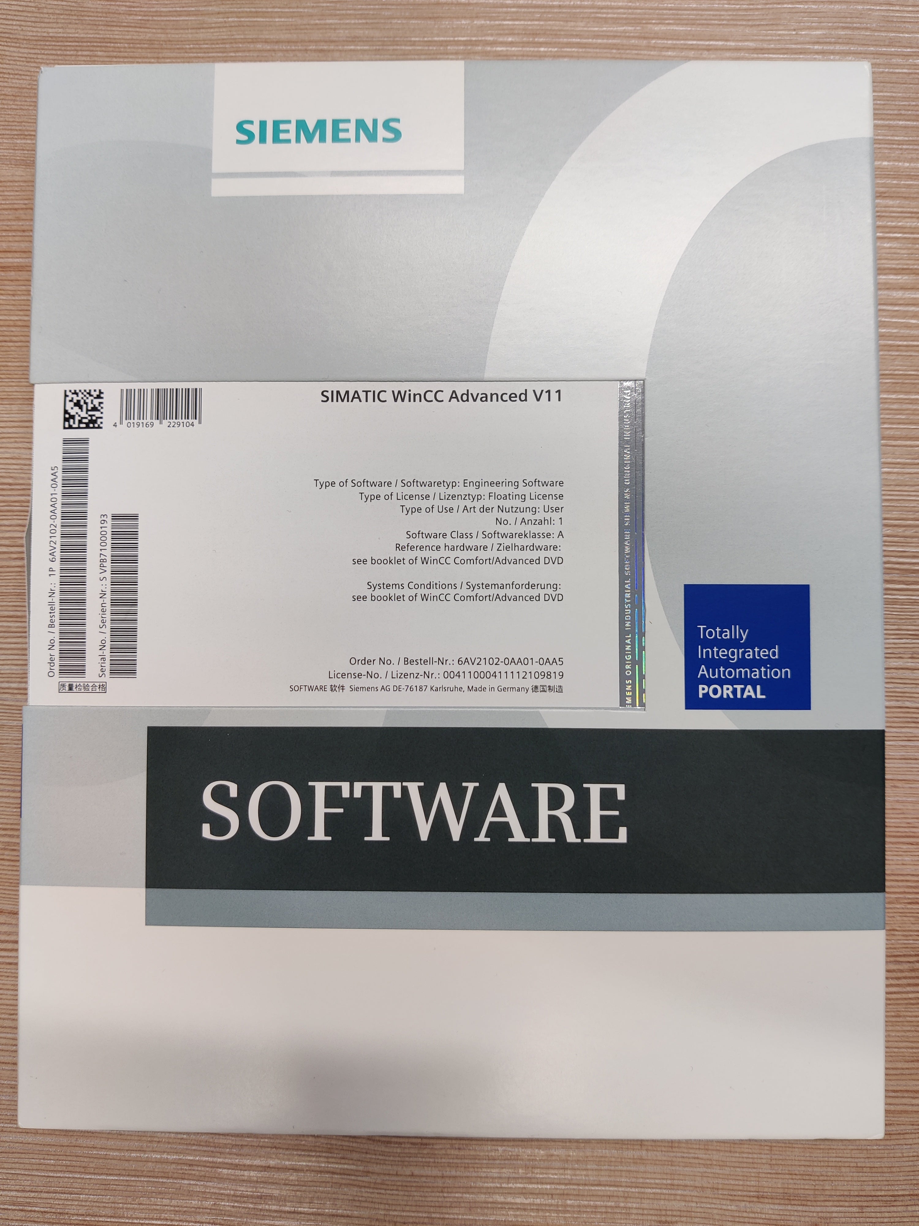 Siemens SIMATIC WinCC Advanced V11 Nr. 6AV2102-0AA01-0AA5 – FIT ...